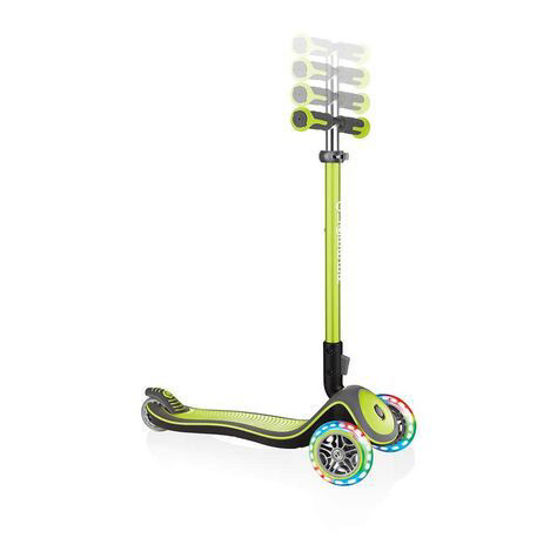 Bianchi. SCOOTER.GLOBBER.444-406 ELITE DELUXE LIGHTS LIME GREEN